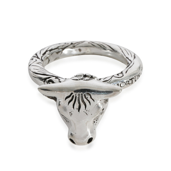 Gucci | Jewelry | Gucci Anger Forest Bulls Head Ring In Sterling Silver ...